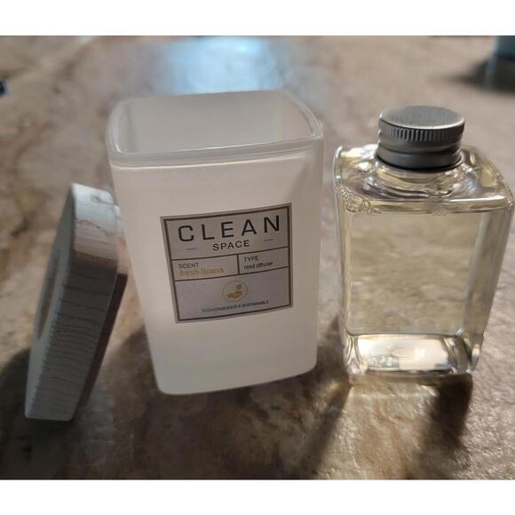 Accents | Clean Fresh Linen Reed Diffuser Full Size 6oz | Poshmark